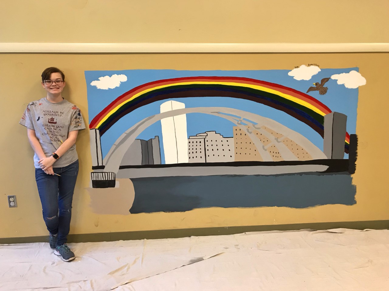 Girl Scout Gold Award Project: Mural at the Visitation Center - Society ...